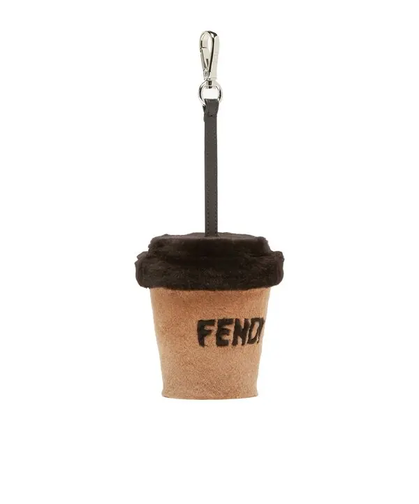 Fendi Mink Fur Charm - Beige