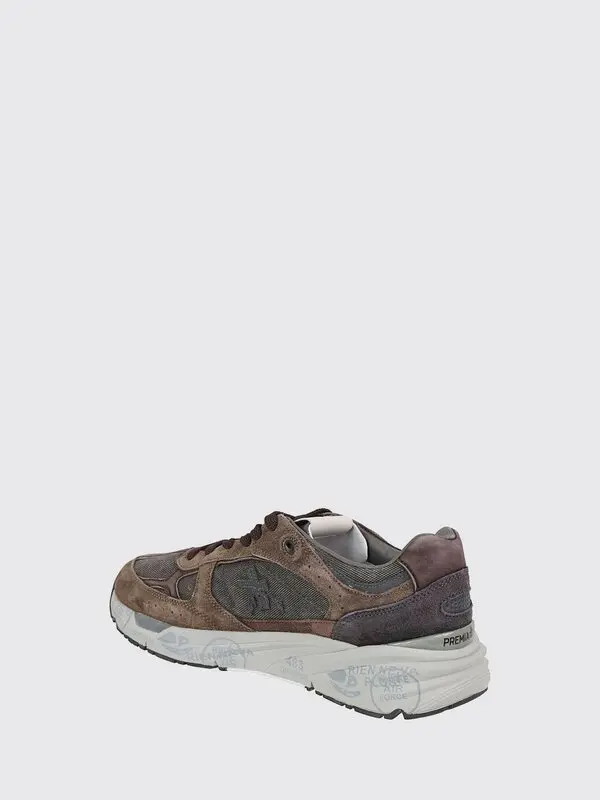 Premiata Mase Two-tone Trainers In Suede And Canvas