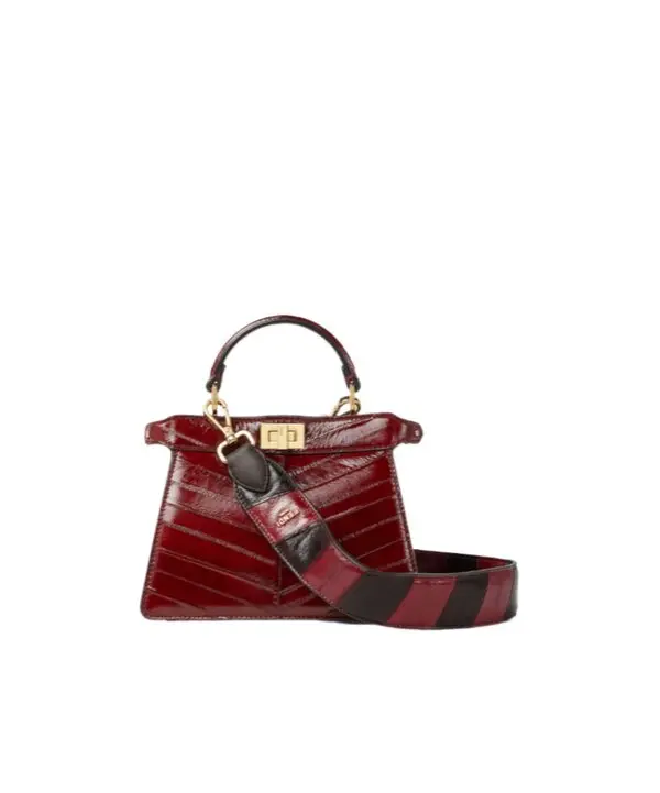 Fendi Two-tone Inlaid Hagfish Shoulder Strap