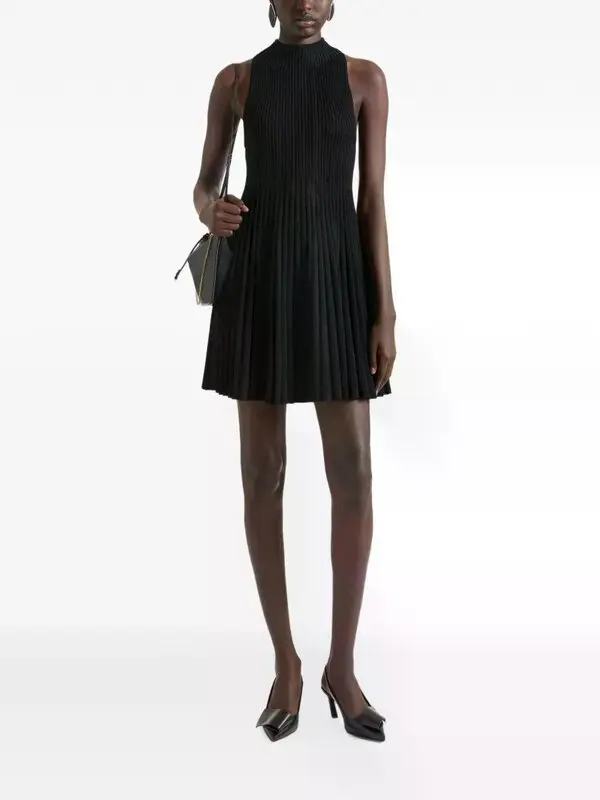 Givenchy Mini Dress In Knit With Sheer Details
