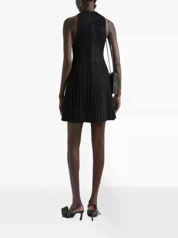 Givenchy Mini Dress In Knit With Sheer Details