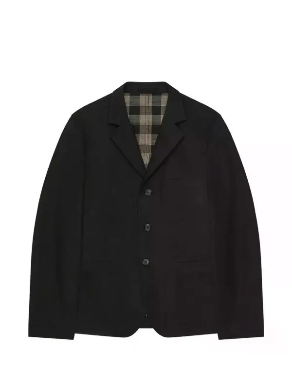 Givenchy Single-breasted Deconstructed Jacket In Cotton