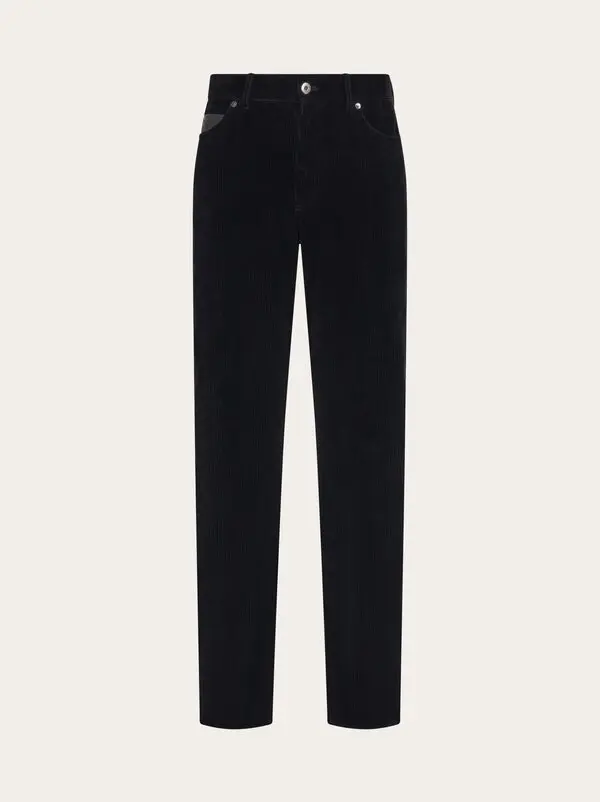 FERRAGAMO Corduroy Five-pocket Trousers