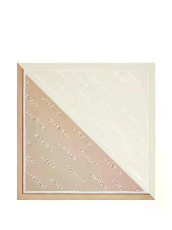 Givenchy Shadow Bicolor Square In Silk - Neutrals