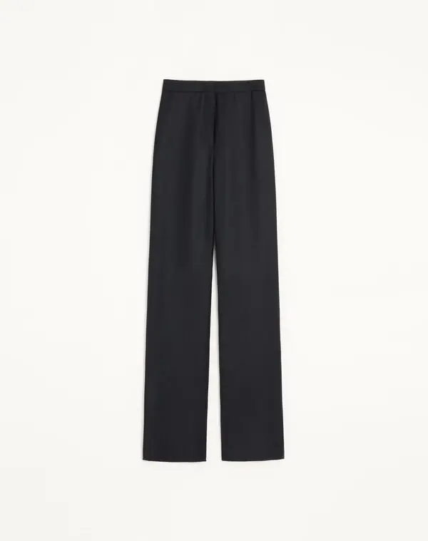 Valentino Garavani Soft Sheen Wool Trousers