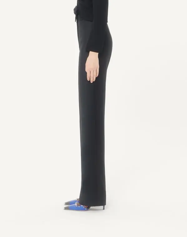 Valentino Garavani Soft Sheen Wool Trousers
