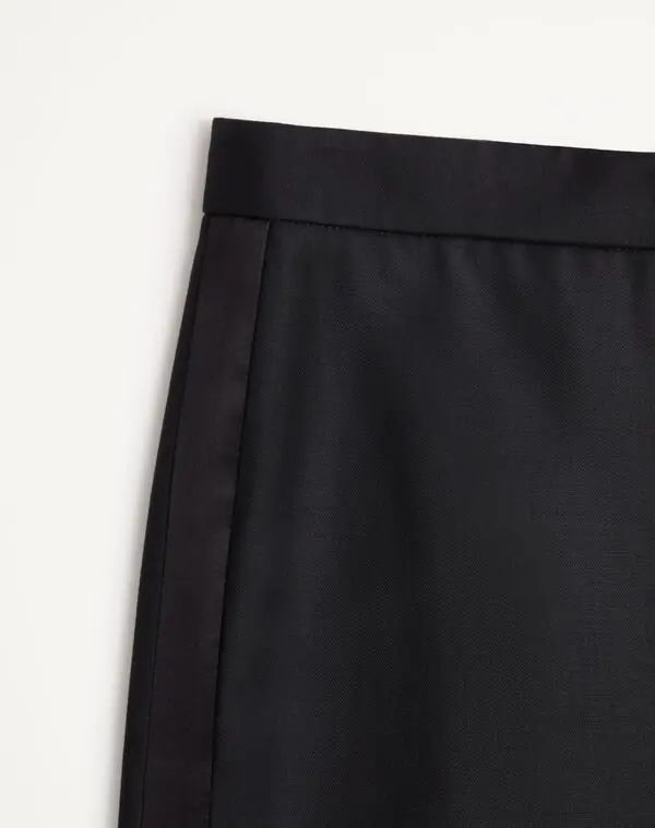 Valentino Garavani Soft Sheen Wool Trousers