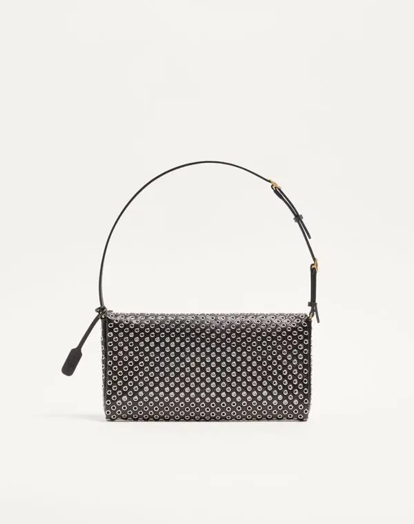 Valentino Garavani Devain Small Shoulder Bag With Eyelets