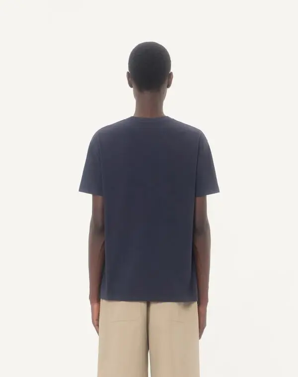 Valentino Garavani Cotton Jersey T-shirt With Vlogo Signature Patch