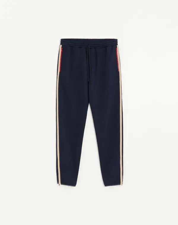 Valentino Garavani Acetate Jogging Trousers With Vlogo Signature Embroidery