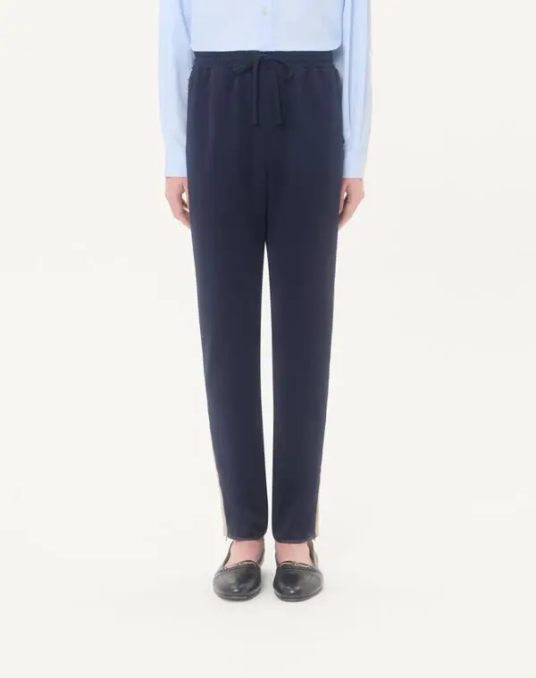 Valentino Garavani Acetate Jogging Trousers With Vlogo Signature Embroidery