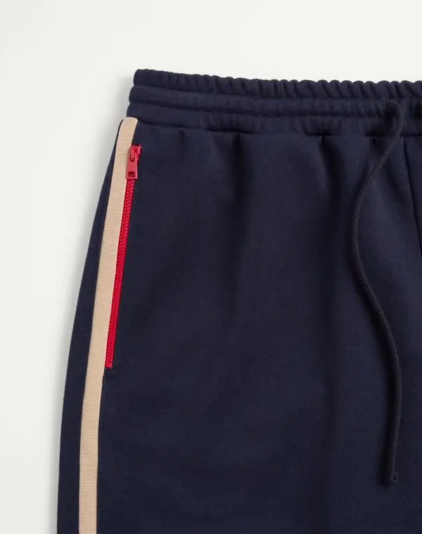 Valentino Garavani Acetate Jogging Trousers With Vlogo Signature Embroidery