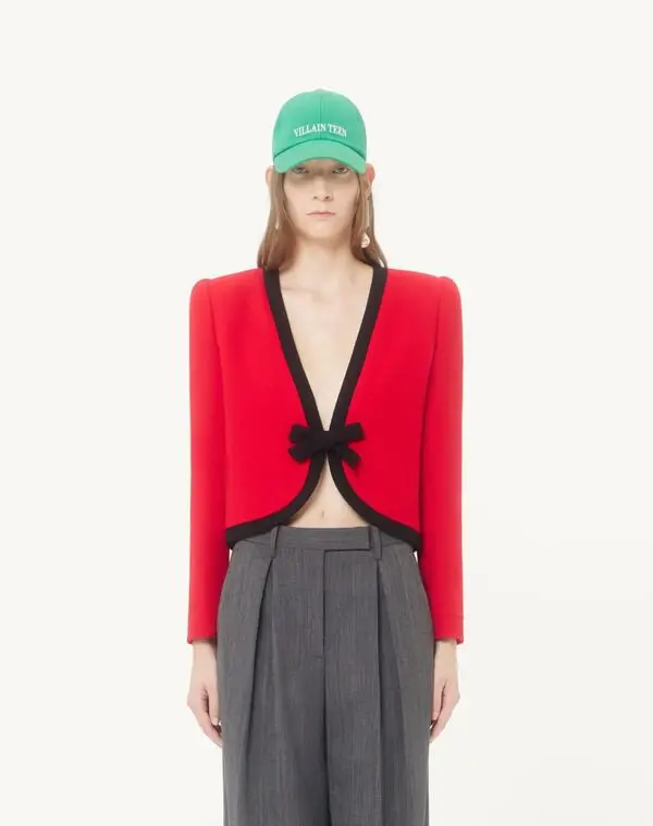 Valentino Garavani Wool Crepe Jacket