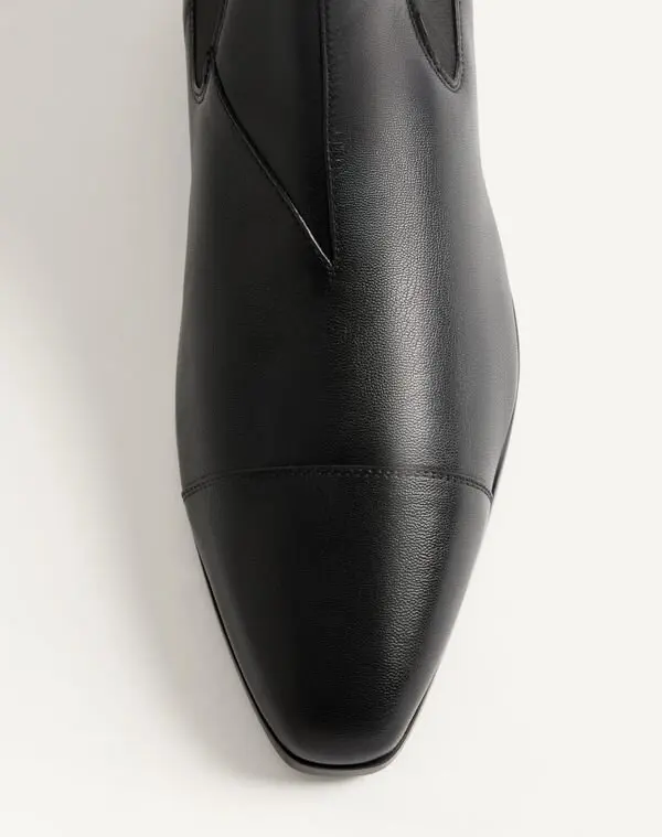 Valentino Garavani Mockers Ankle Boot In Kidskin
