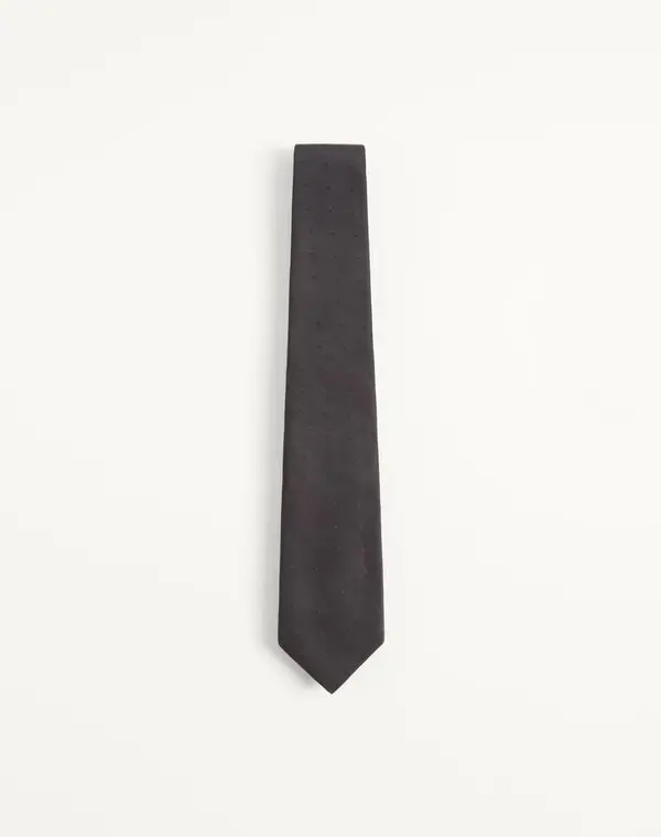 Valentino Garavani Cotton Tie - Black