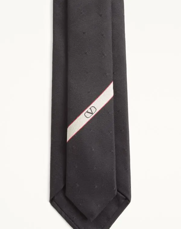 Valentino Garavani Cotton Tie - Black