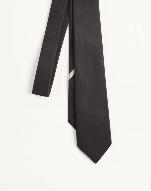 Valentino Garavani Cotton Tie - Black