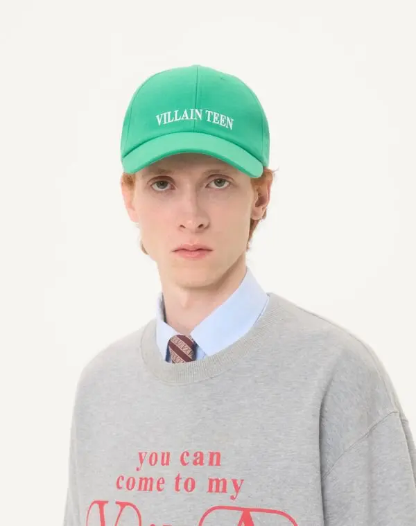 Valentino Garavani Myvilla Embroidered Cotton Baseball Cap
