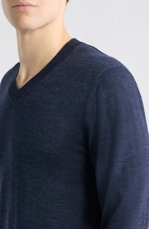 BOSS Virgin Wool V-neck Sweater