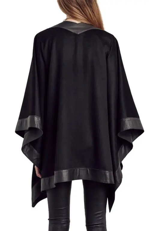 WEST 14TH Lexington Wool Wrap Cape Coat