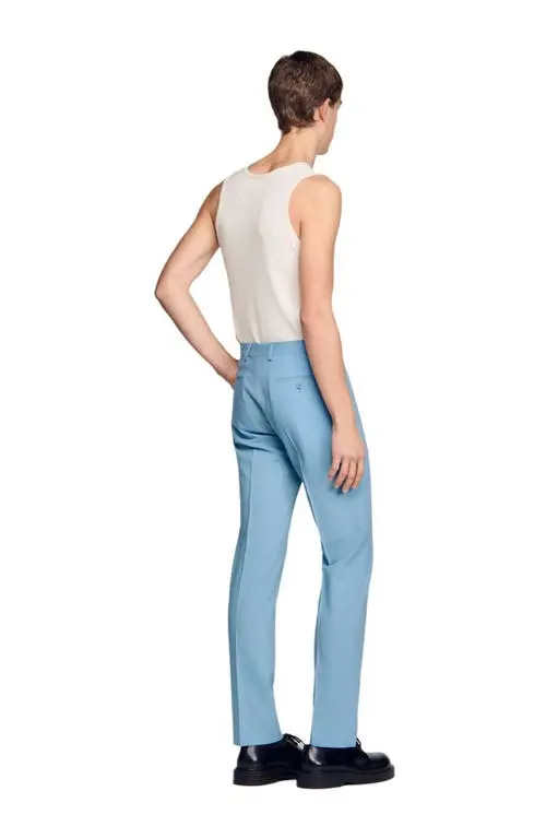 Sandro Wool Suit Trousers