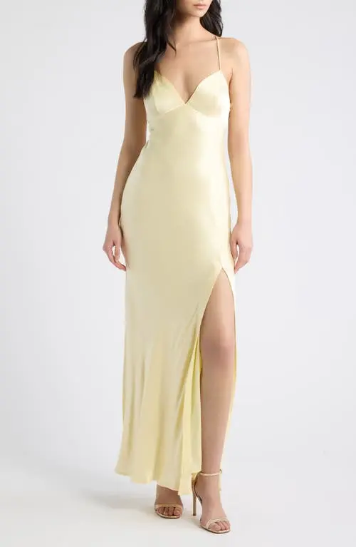 HELLO MOLLY Sophia Satin Maxi Dress
