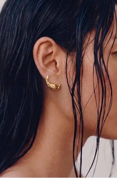 YOJ Qiuoro Mini Face On Stud Earrings