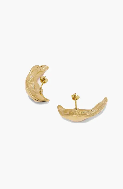 YOJ Qiuoro Mini Face On Stud Earrings
