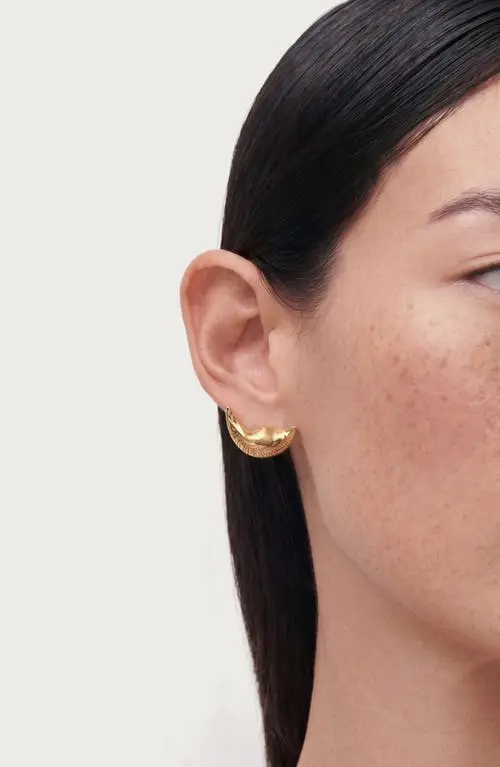 YOJ Qiuoro Mini Face On Stud Earrings