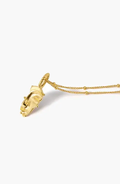 YOJ Visage Mini Pendant Choker Necklace