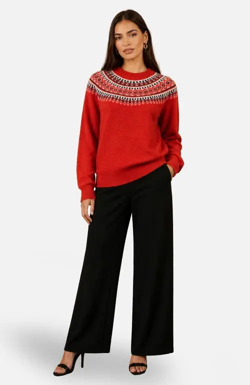 YUMI Relaxed Fairisle Jumper