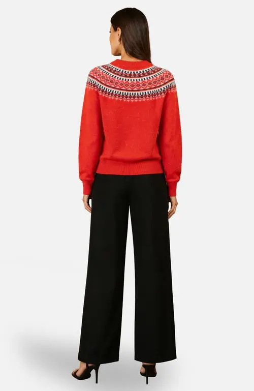 YUMI Relaxed Fairisle Jumper