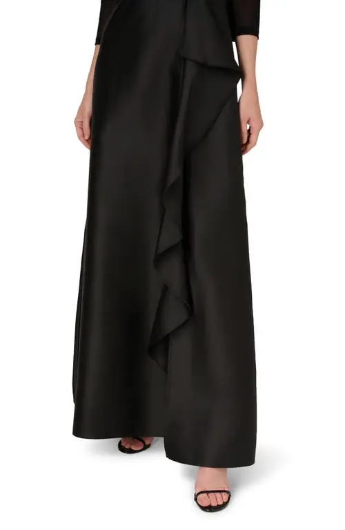 Adrianna Papell Off The Shoulder Mikado Ball Gown