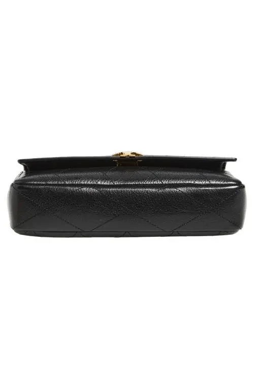 Tory Burch Charlie Quilted Leather Chain Wallet