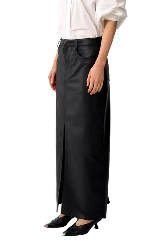 WEST 14TH Mercer Leather Maxi Skirt