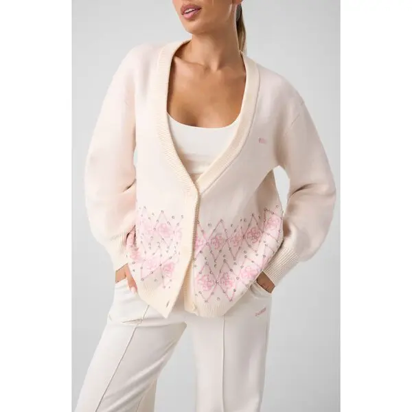 Guess Lily Jacquard Cardigan - G012-open