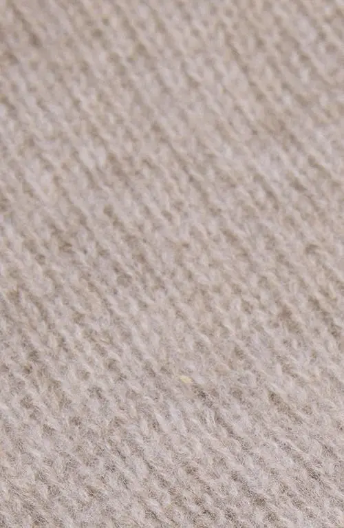 Mango Cashmere Knit Scarf - Beige