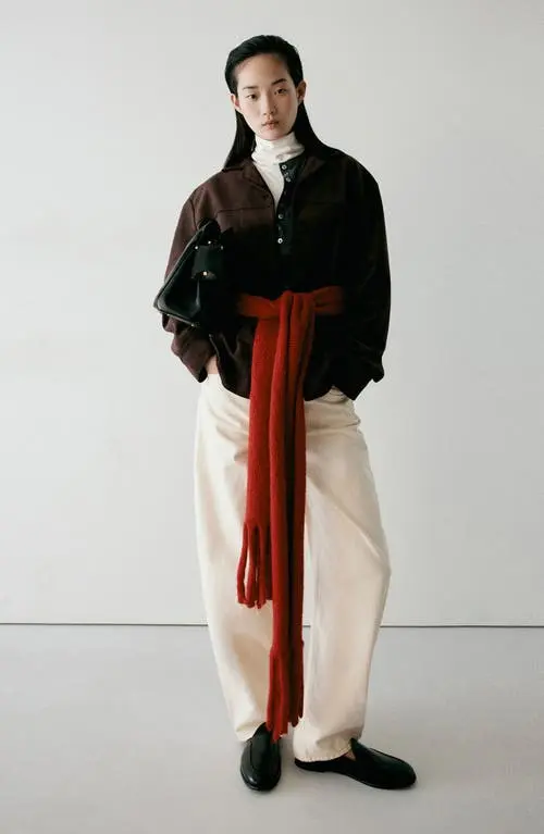Mango Tor Faux Suede Overshirt
