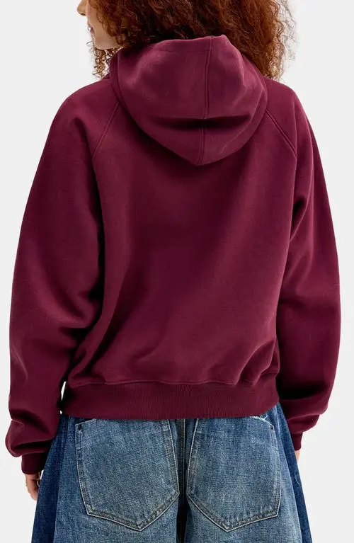 IETS FRANS Asymmetrical Embroidered Hoodie