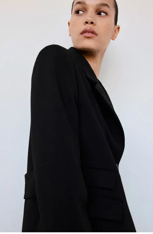 Mango Straight Cut Blazer