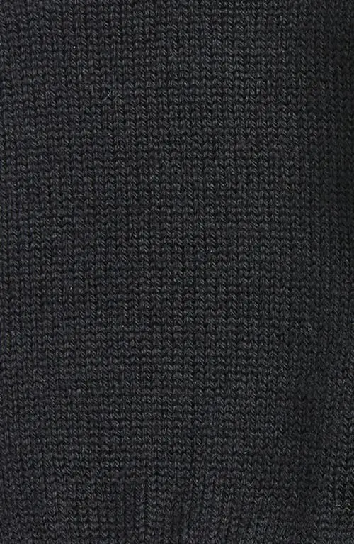 Moncler Virgin Wool Knit Gloves - Black