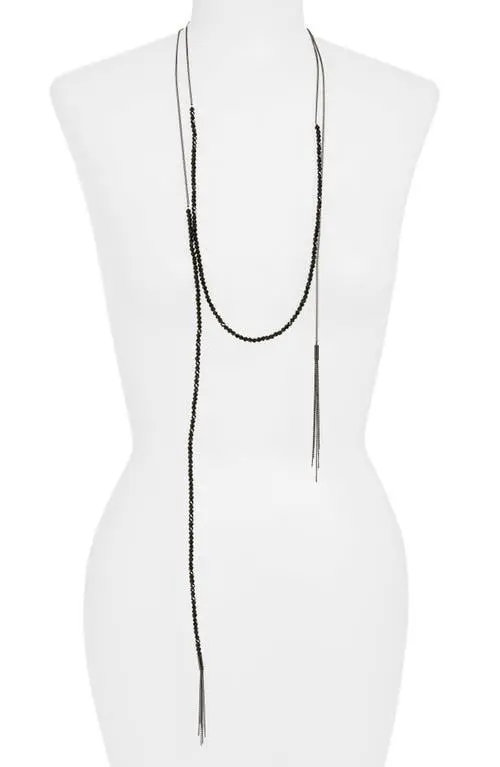 ALLSAINTS Faceted Bead Multiwrap Necklace