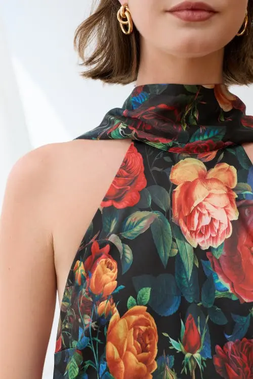 VASILIKI Maliya Feather Dress