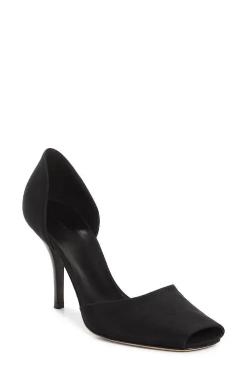 THE ROW Noor Pointed Toe D'orsay Pump - Black