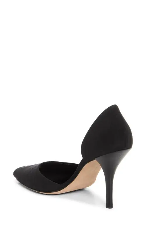 THE ROW Noor Pointed Toe D'orsay Pump - Black
