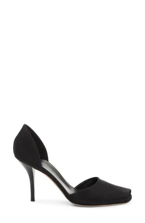 THE ROW Noor Pointed Toe D'orsay Pump - Black