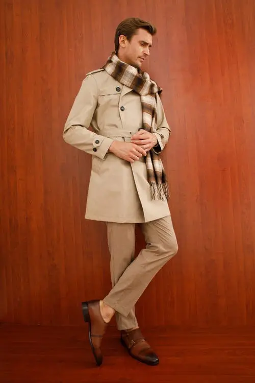 VINCI LEATHER SHOES The Essen Cap Toe Double Monk Strap Shoe