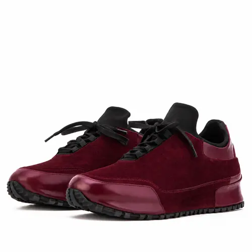VINCI LEATHER SHOES The Hudson Suede Sneaker