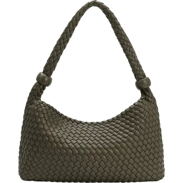 MELIE BIANCO Quinn Recycled Vegan Leather Shoulder Bag - Olive