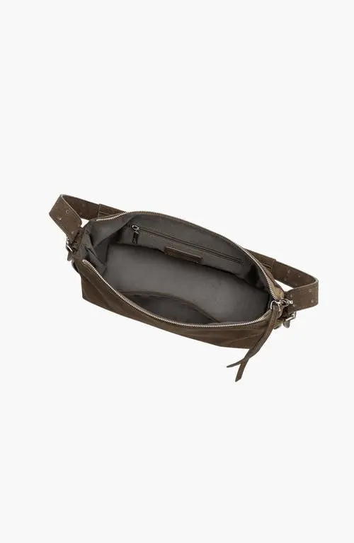 MELIE BIANCO Valeria Recycled Vegan Suede Shoulder Bag